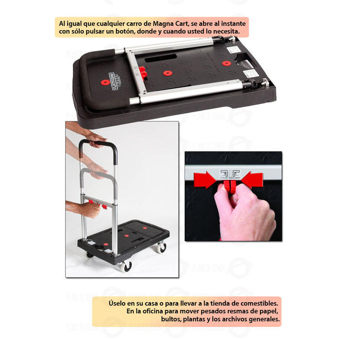 SISTECO-WEB - Carro Magna Cart FF - Acero Hasta 135 kg de carga