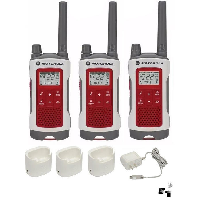 SISTECO-WEB - Trio de Handies Motorola T480 56KM 22 Canales